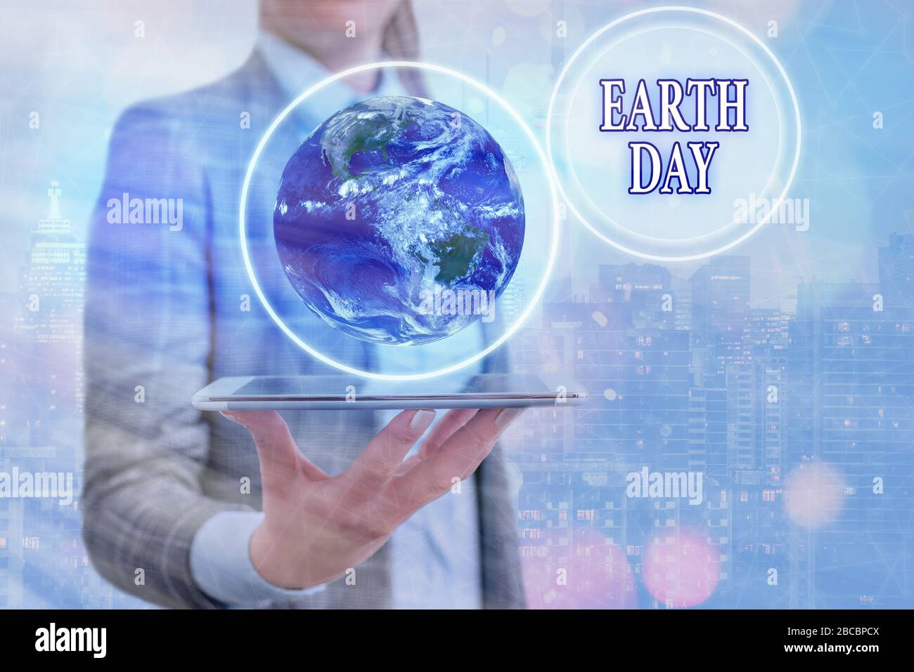 Conceptual hand writing showing Earth Day. Concept meaning Worldwide ...