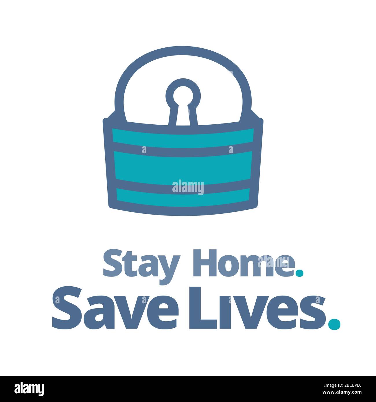 Stay Home. Save Lives. COVID-19 Protection Banner Stock Vector Image ...