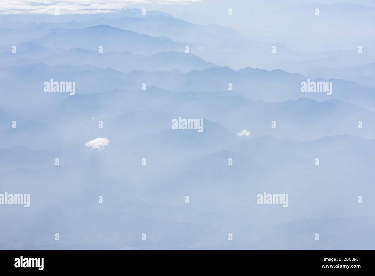 layers of mountain landscape Stock Photo - Alamy