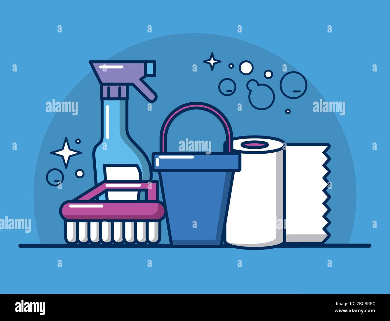 housekeeping tools and products icons Stock Vector Image & Art - Alamy