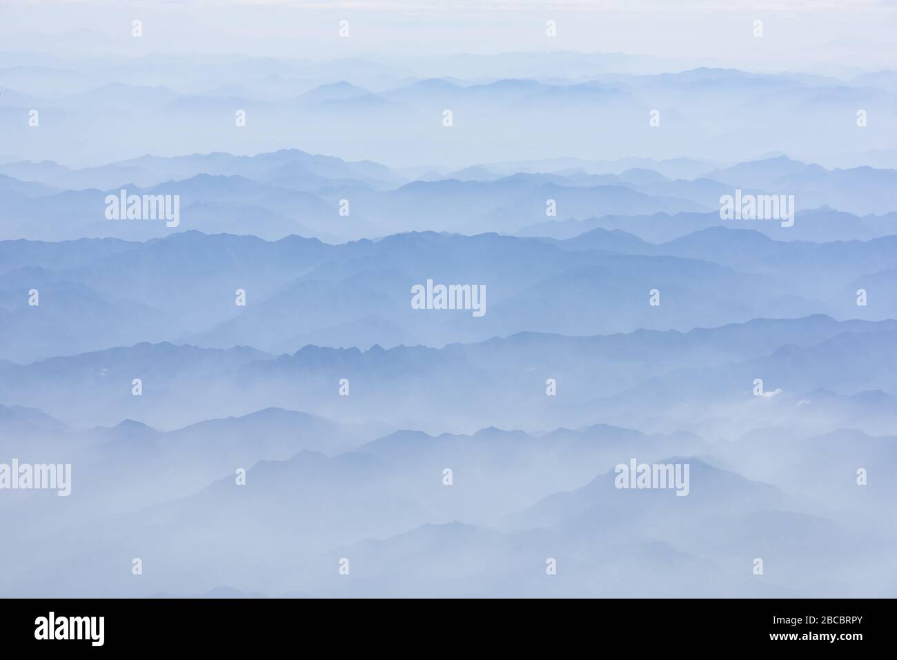 layers of mountain landscape Stock Photo - Alamy