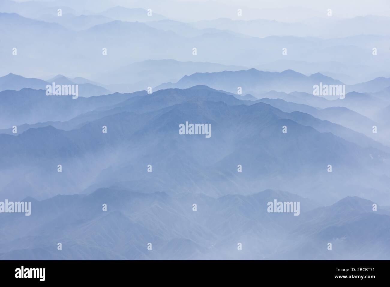layers of mountain landscape Stock Photo - Alamy