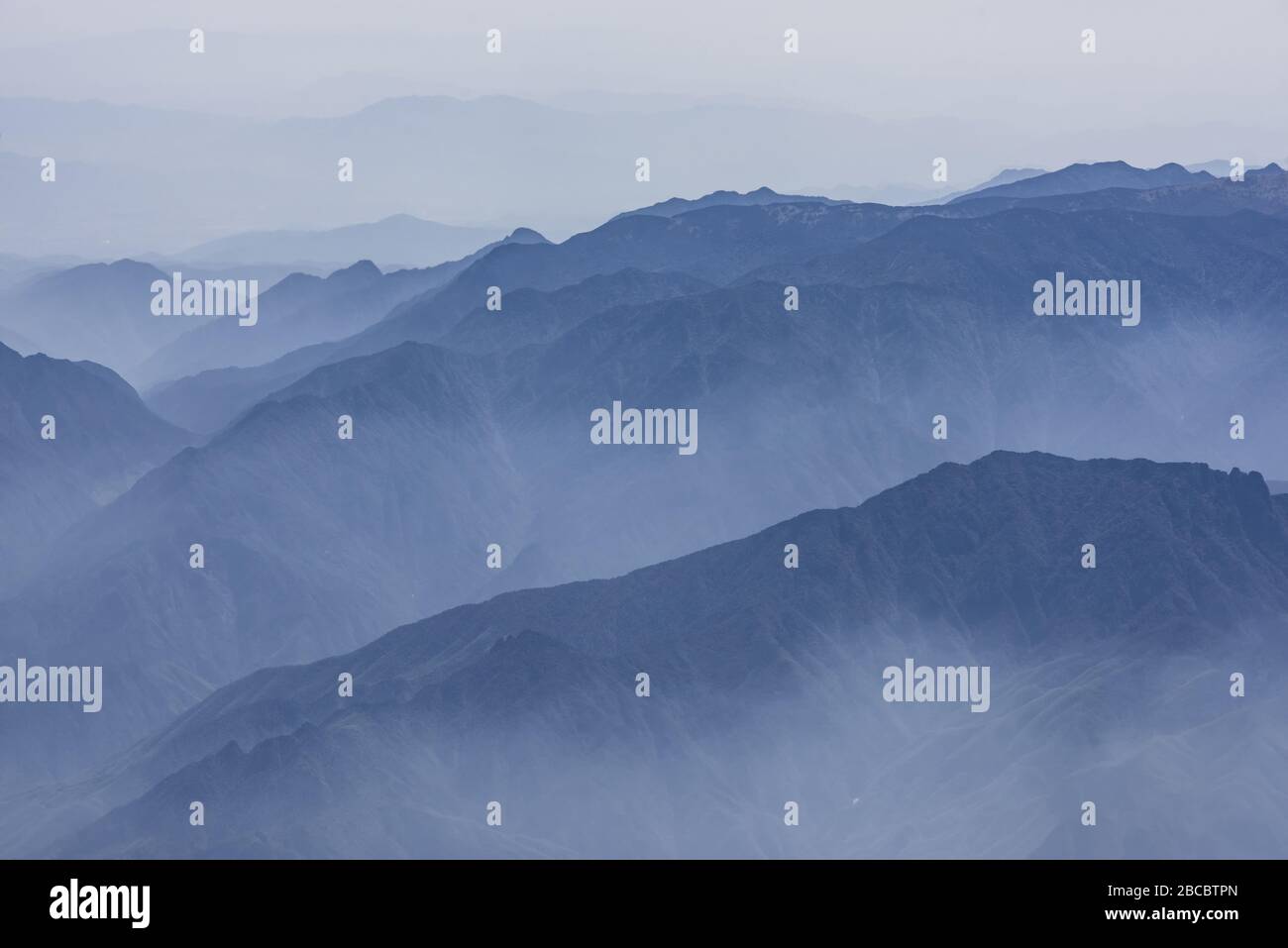 layers of mountain landscape Stock Photo - Alamy
