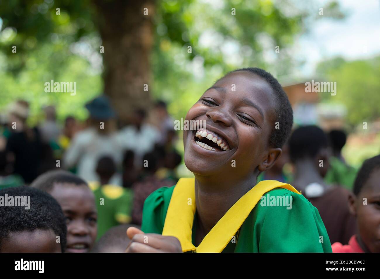 African girl uniform smiling hi-res stock photography and images - Alamy