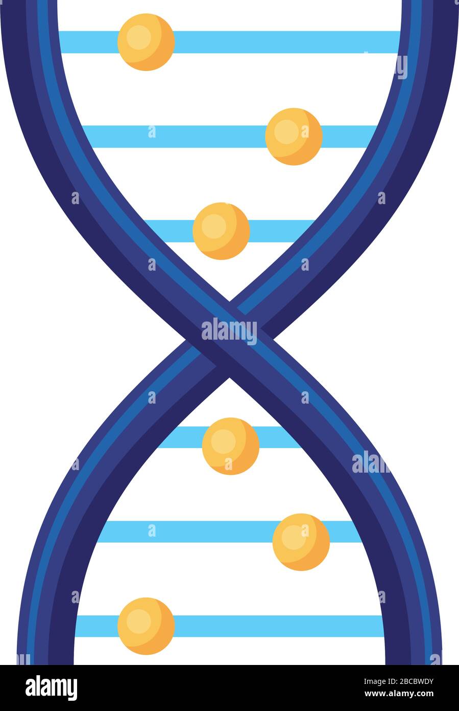 dna molecule medical symbol detailed style icon Stock Vector Image ...