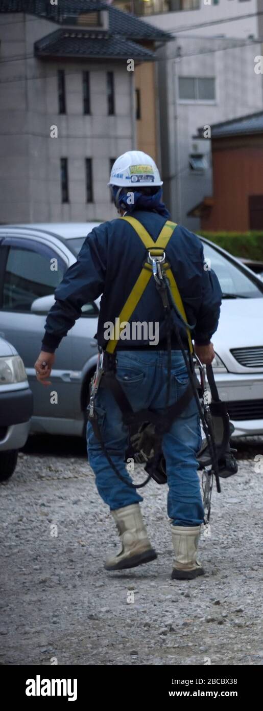construction worker Japan Stock Photo - Alamy