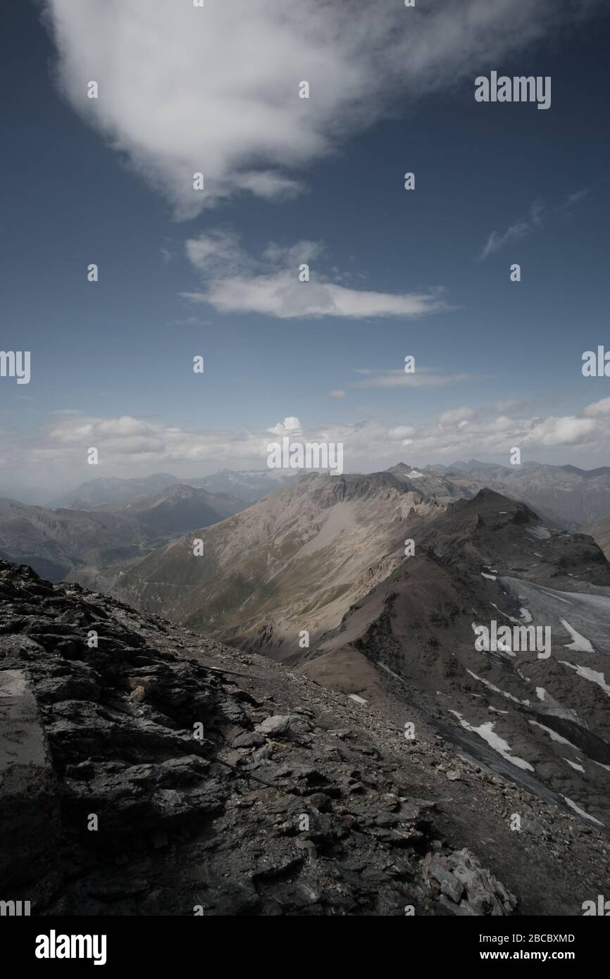 Trekking on the Rocciamelone mountain in valsusa Stock Photo - Alamy