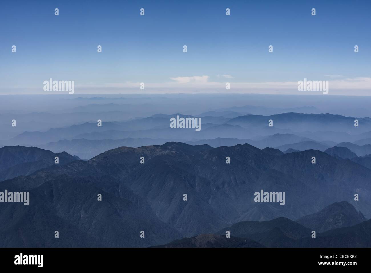layers of mountain landscape Stock Photo - Alamy