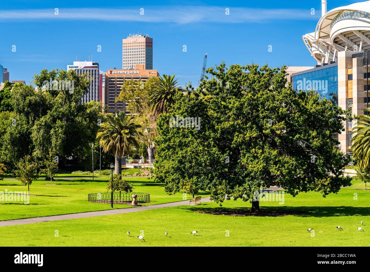 Adelaide, Australia - February 23, 2020: Adelaide city skyline viewed ...