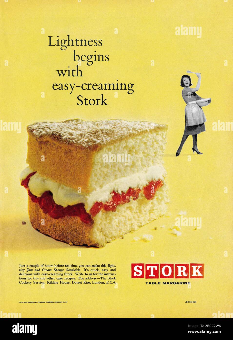 Stork margarine advert hi-res stock photography and images - Alamy