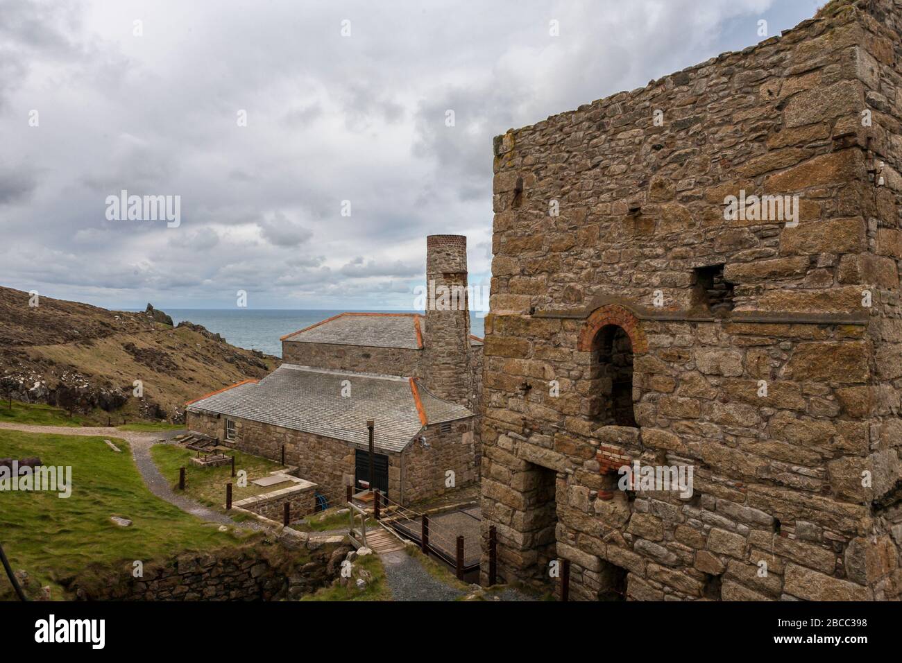 Pump engine house, Levant Mine, Cornwall and West Devon Mining ...