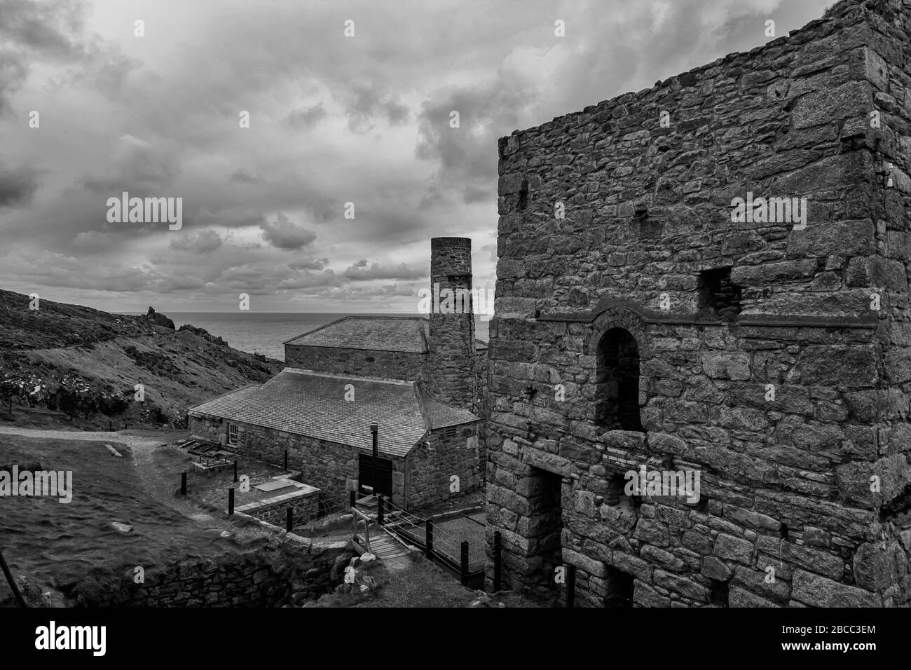 Mine engine shaft Black and White Stock Photos & Images - Alamy