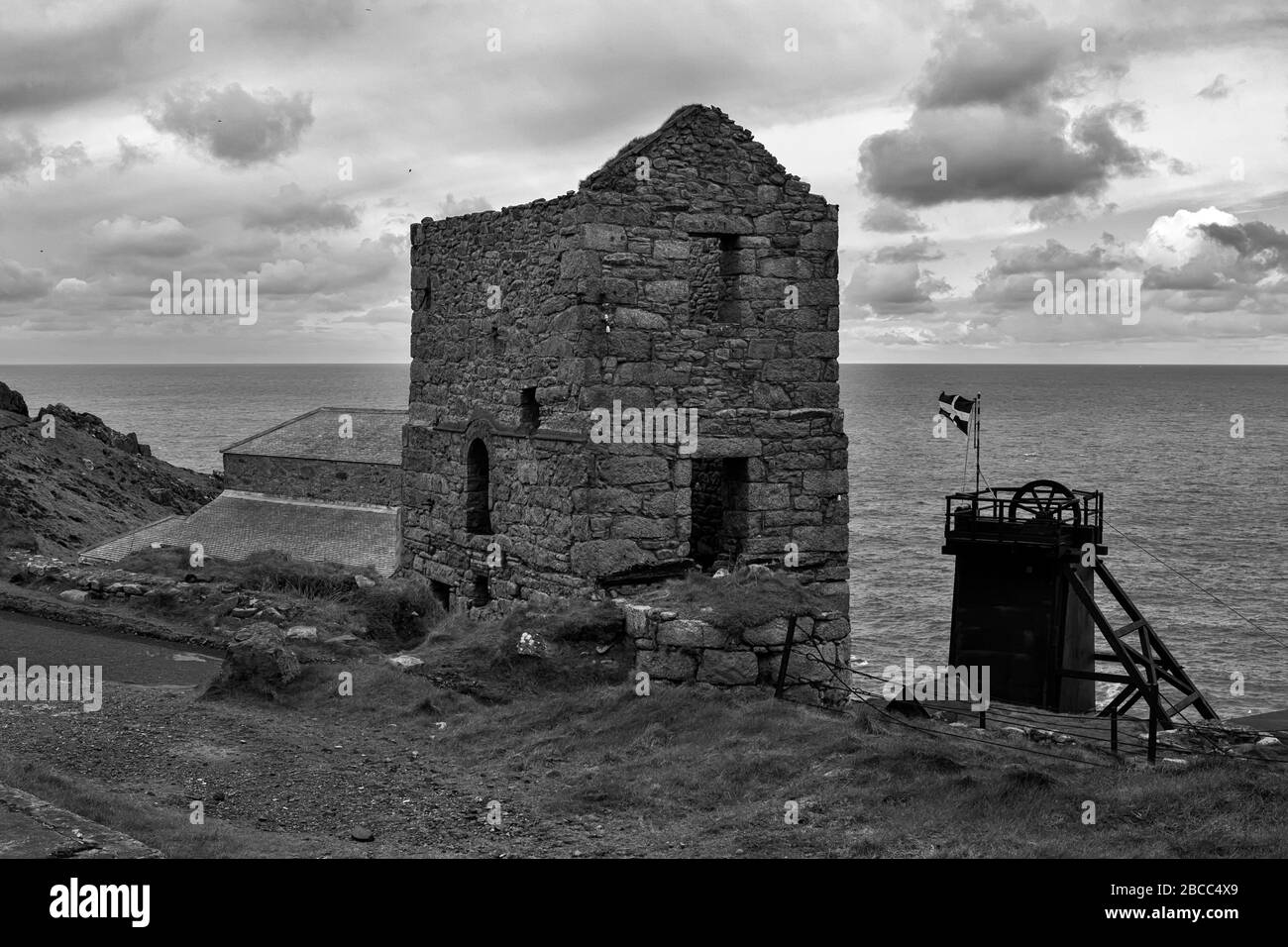 Pump engine house, Levant Mine, Cornwall and West Devon Mining ...