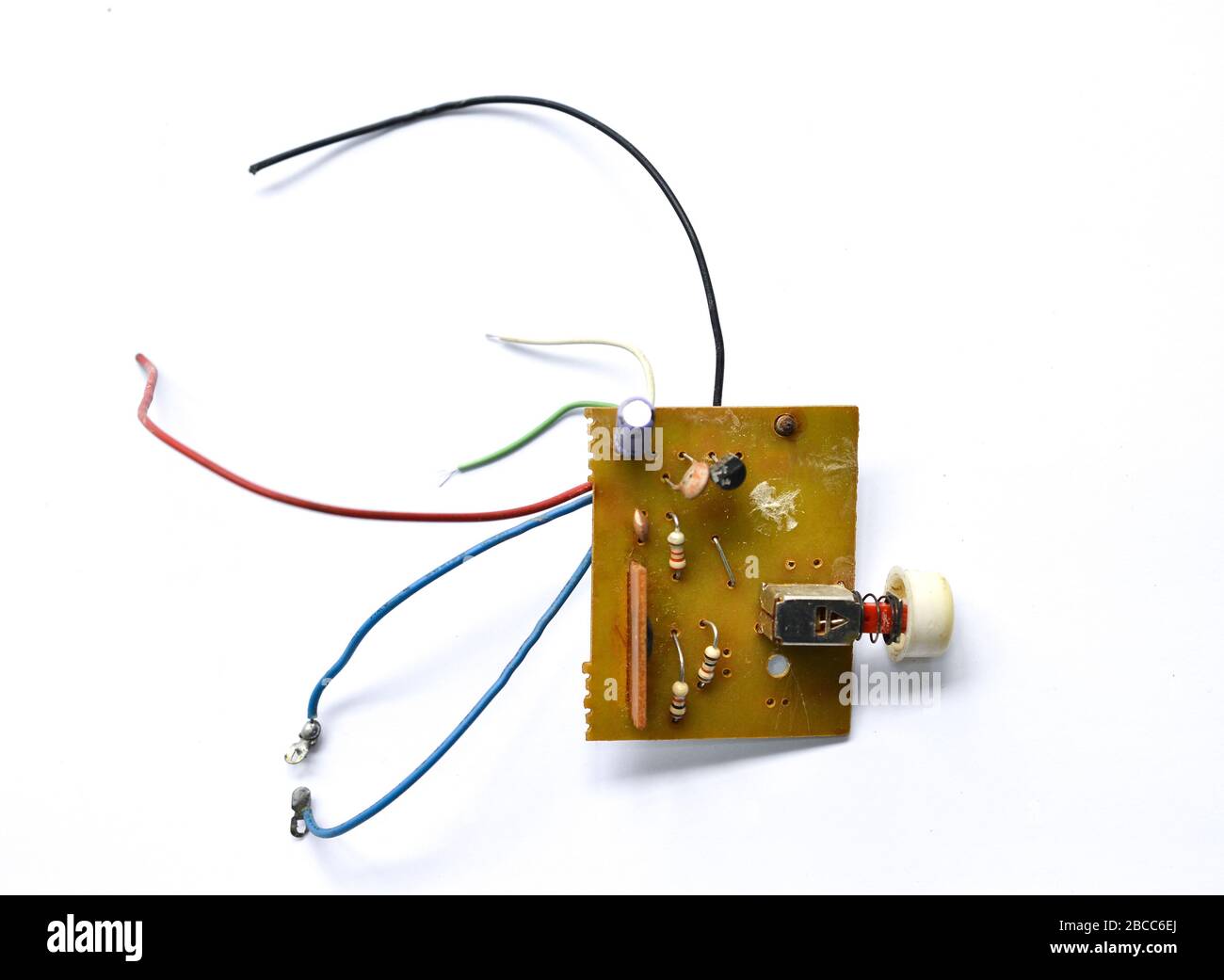 Black printed circuit board Cut Out Stock Images & Pictures - Alamy