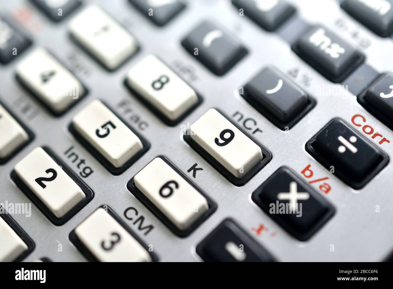 scientific calculator , conceptual and science concept,shallow dof ...