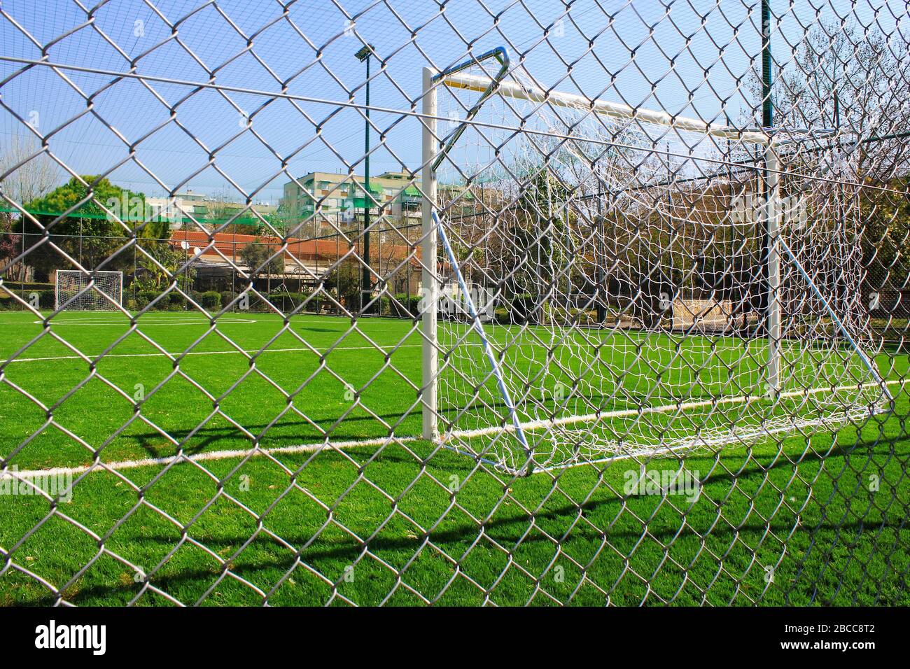 Metal security gate football stadium hi-res stock photography and ...