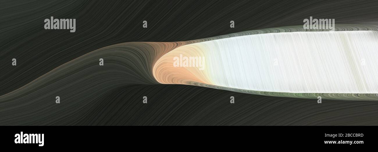 abstract dynamic curved lines flowing horizontal header with antique ...