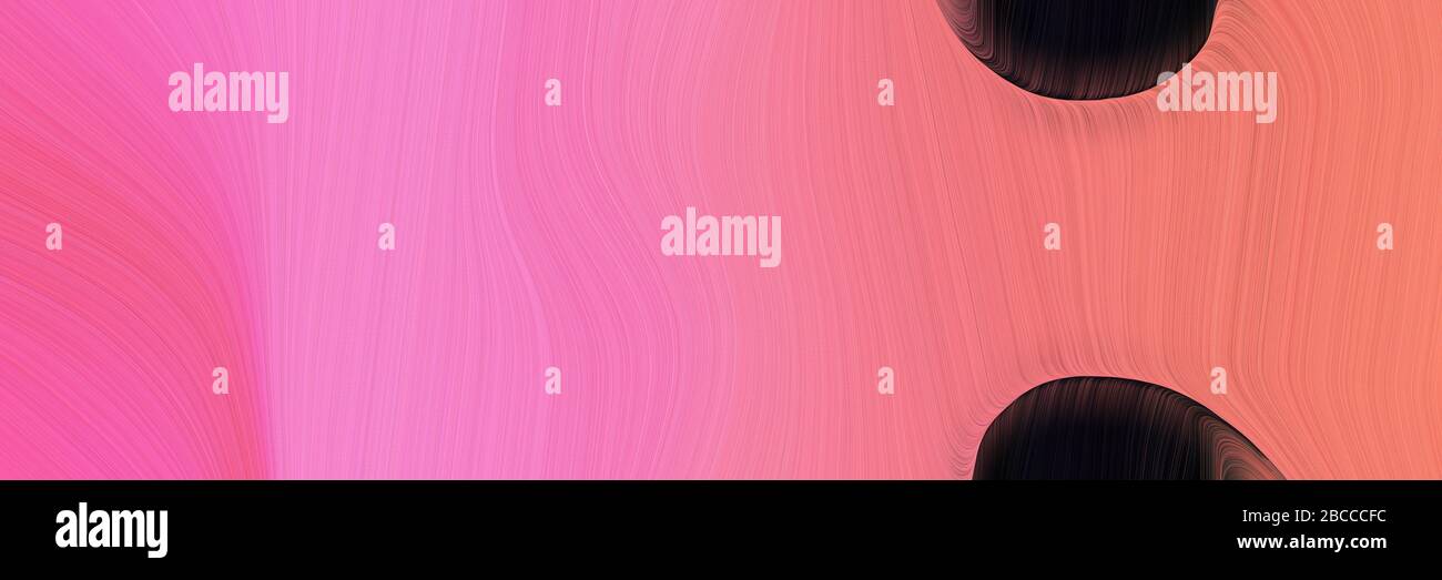 abstract dynamic curved lines flowing banner design with hot pink, pale ...