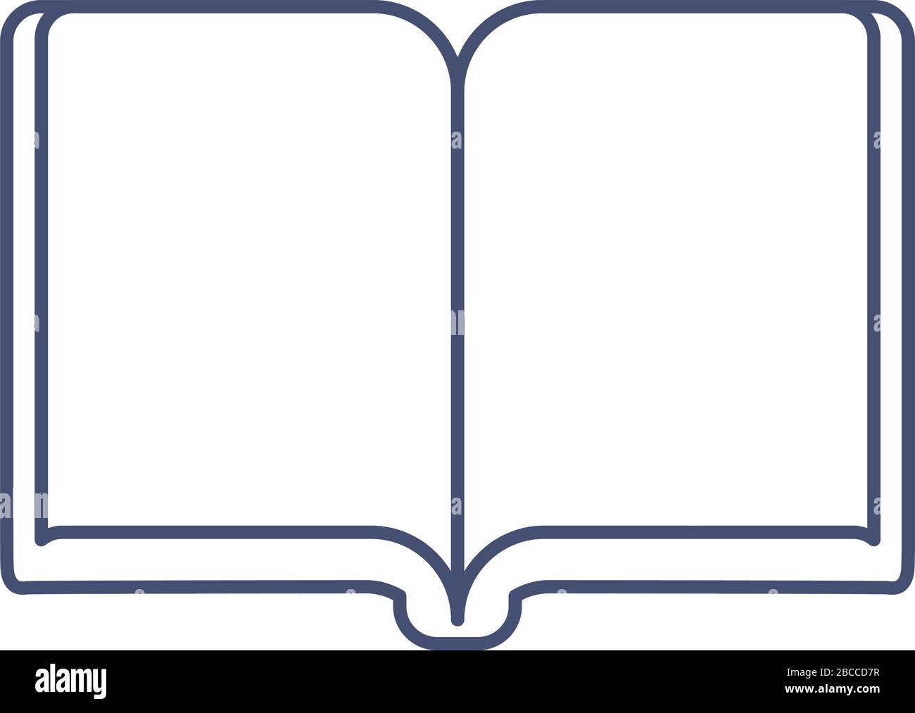 open book , line style icon vector illustration design Stock Vector ...