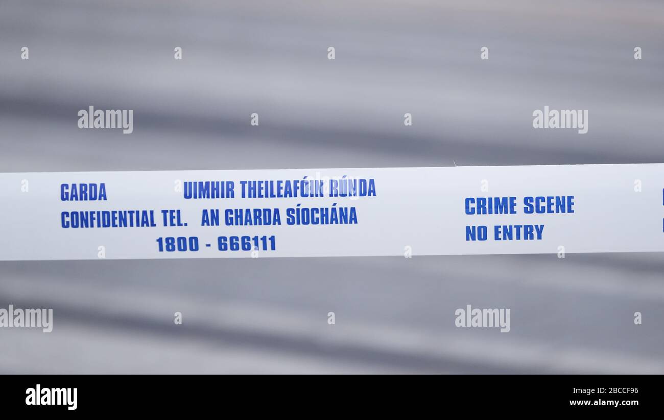 Garda crime scene tape scene hi-res stock photography and images - Alamy