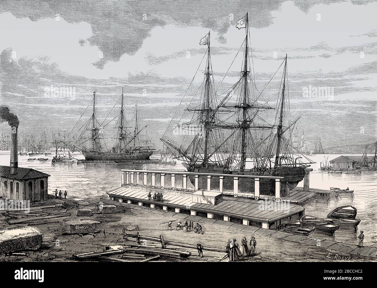 19th Century Thames Ships High Resolution Stock Photography and Images ...