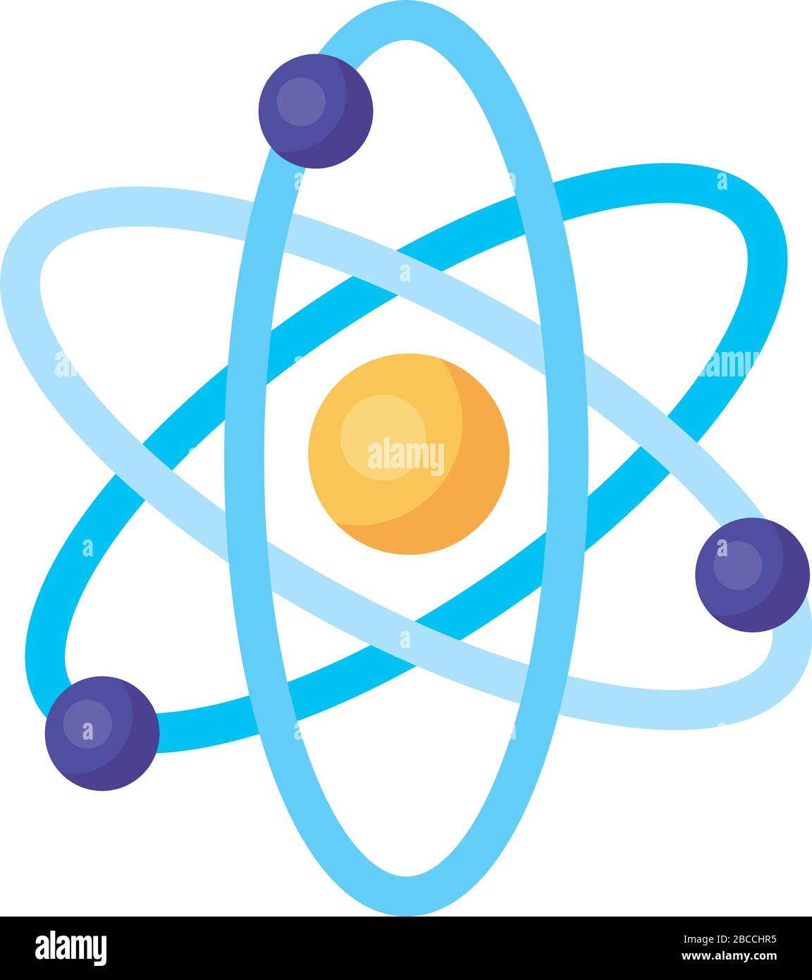 atom medical symbol detailed style icon Stock Vector Image & Art - Alamy