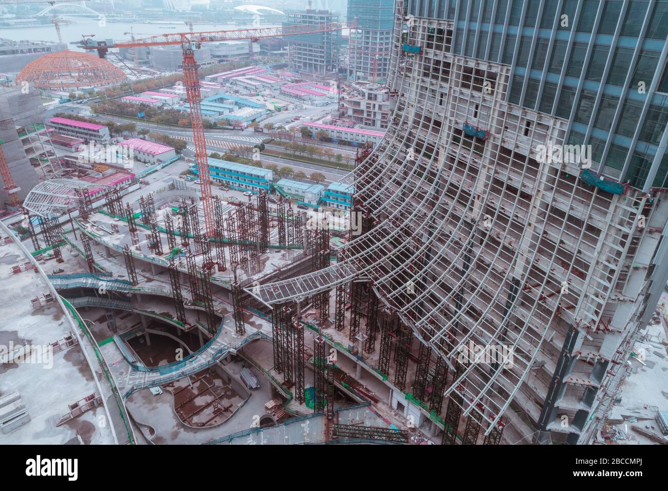 Modern buildings under construction Stock Photo - Alamy
