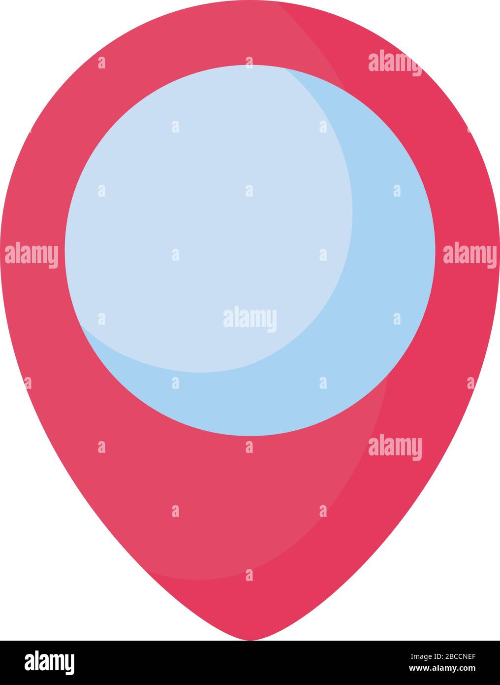 pointer of place optimization on white background vector illustration ...