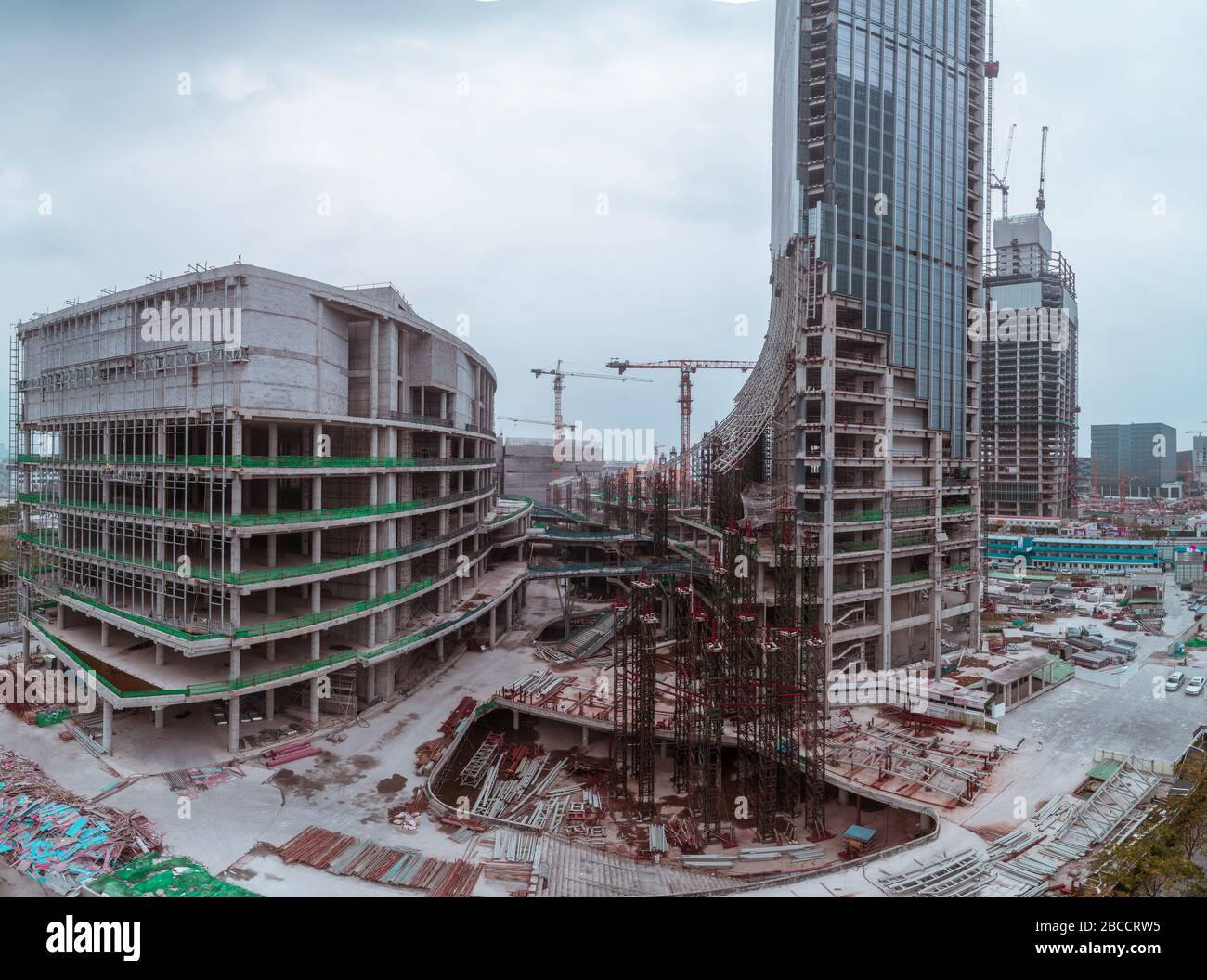 Modern buildings under construction Stock Photo - Alamy