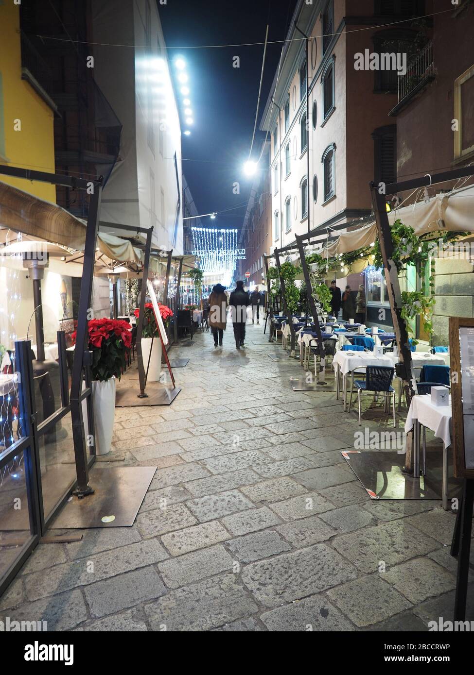 Via Brera street, Brera district, Milan, Lombardy, Italy, Europe Stock ...
