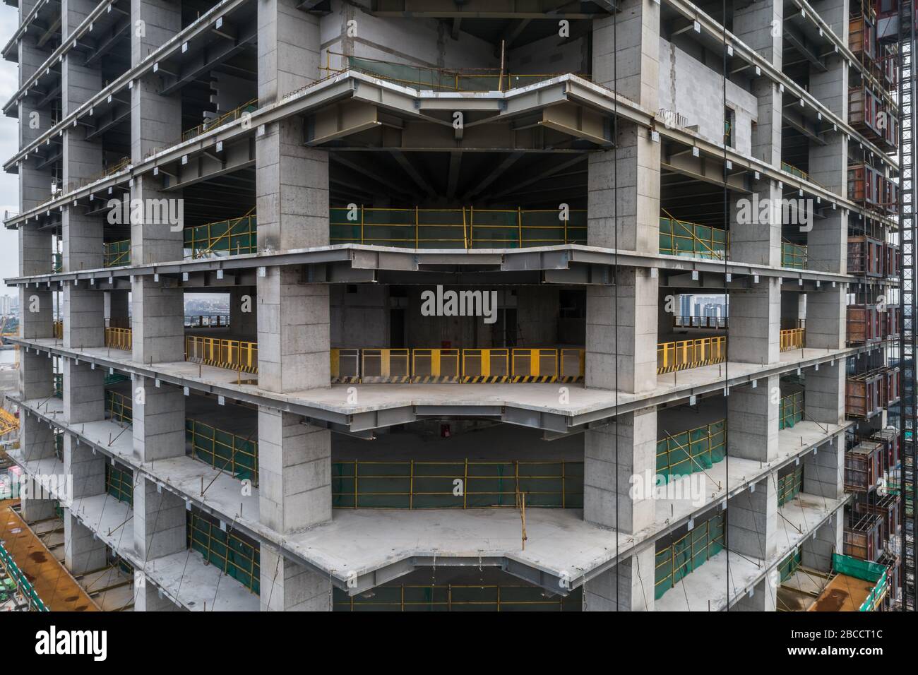 Modern buildings under construction Stock Photo - Alamy