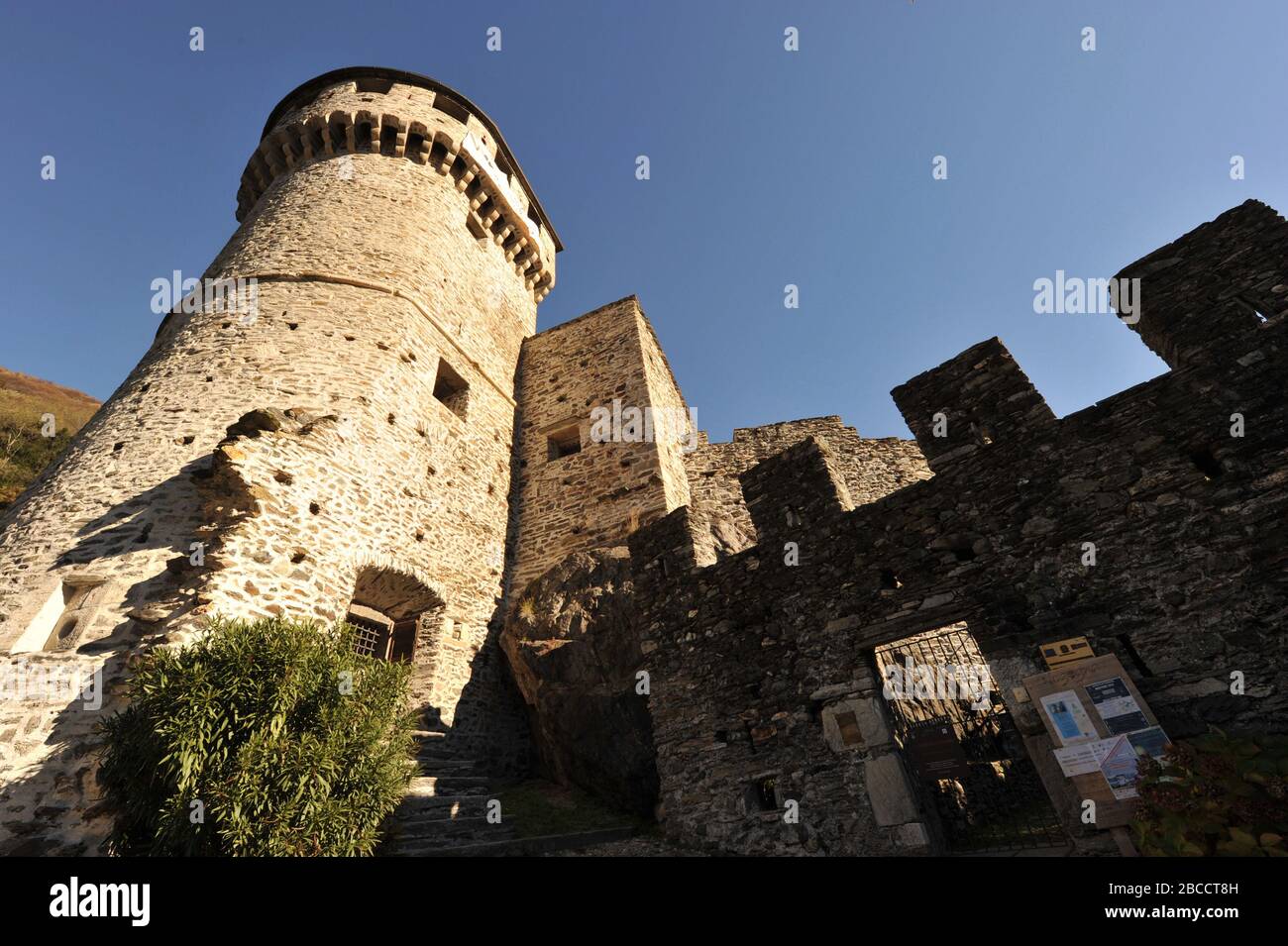 Castello Visconteo castle, Vogogna, historic centre, Val d'Ossola ...