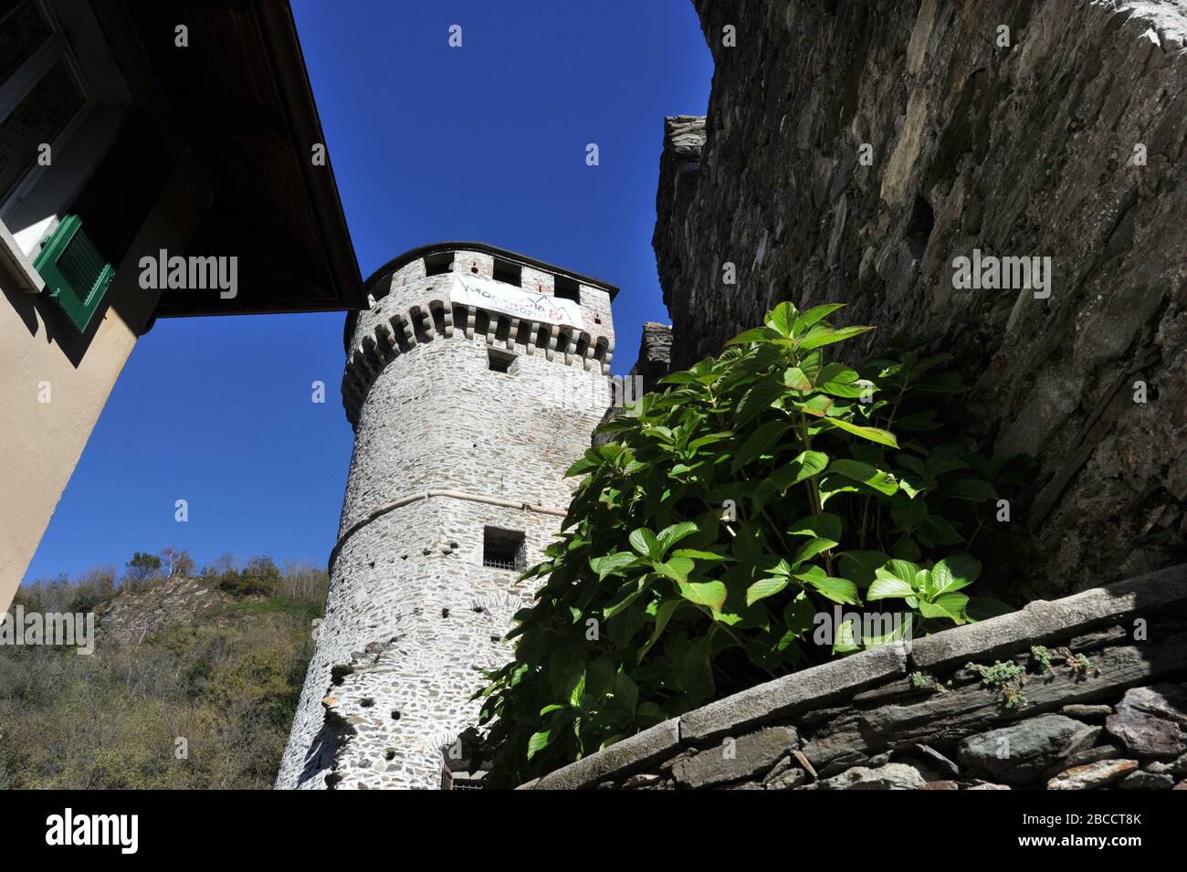 Castello Visconteo castle, Vogogna, historic centre, Val d'Ossola ...