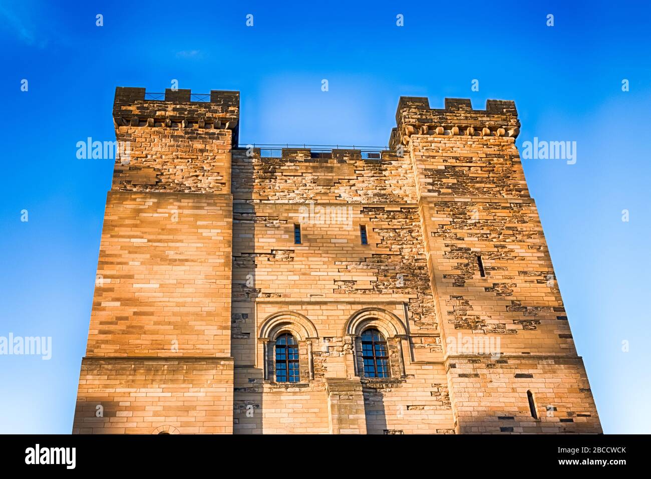 Newcastle Castle Keep, remains of medieval fortification in Newcastle ...