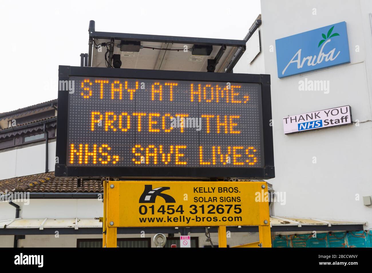 Thank you nhs sign signs hi-res stock photography and images - Alamy