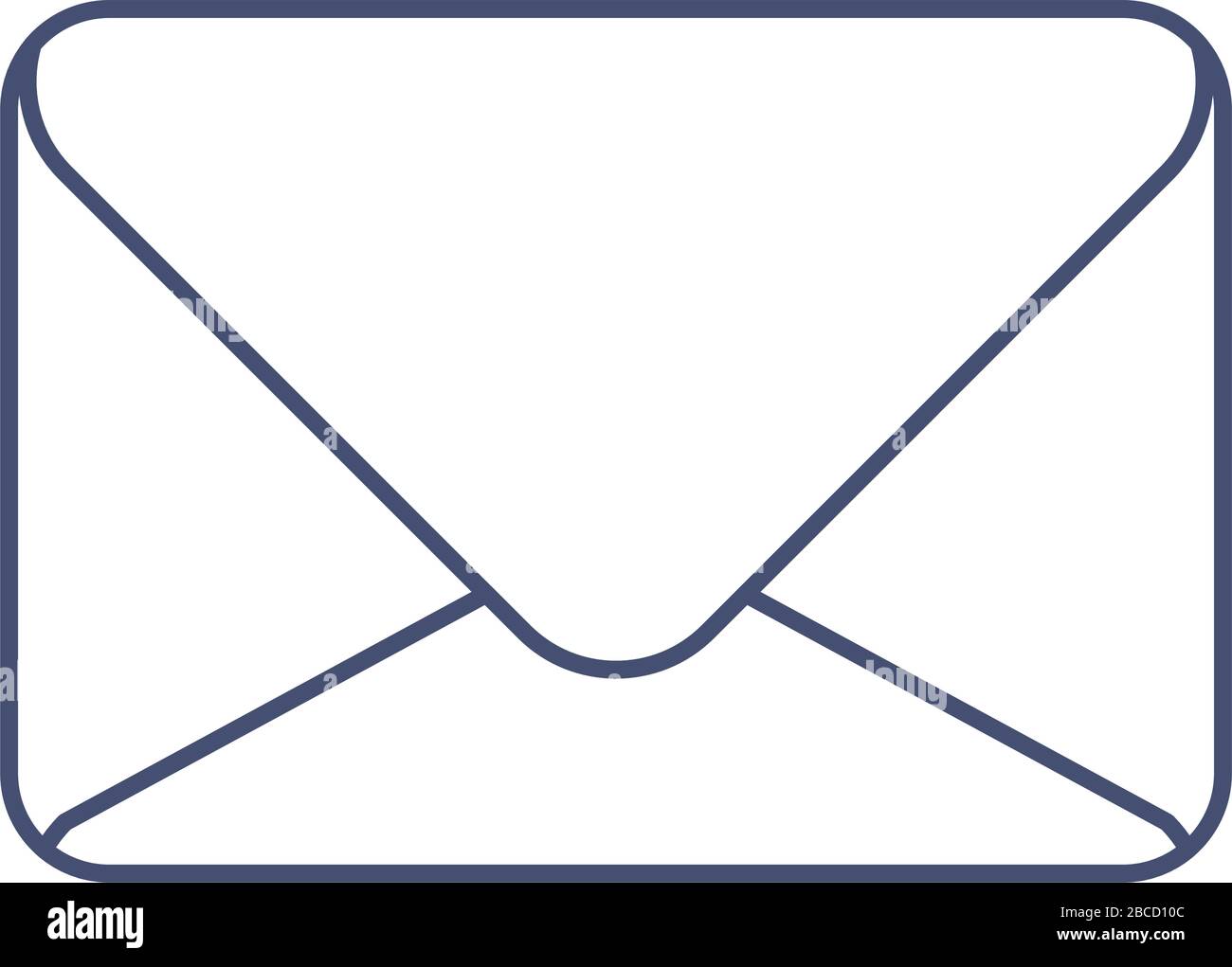 envelope closed , line style icon vector illustration design Stock ...