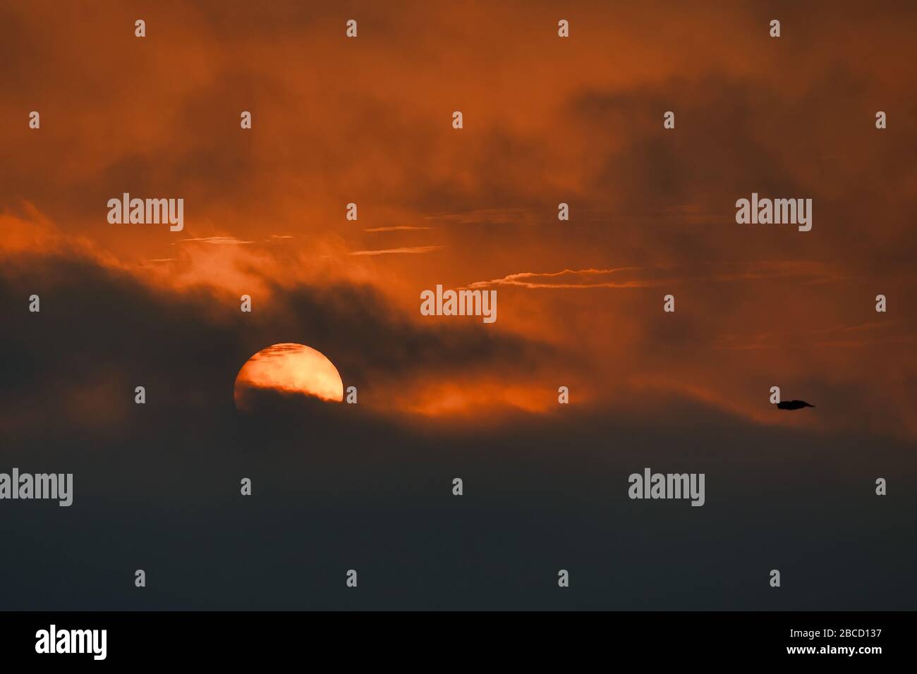 Fire sunset hi-res stock photography and images - Alamy