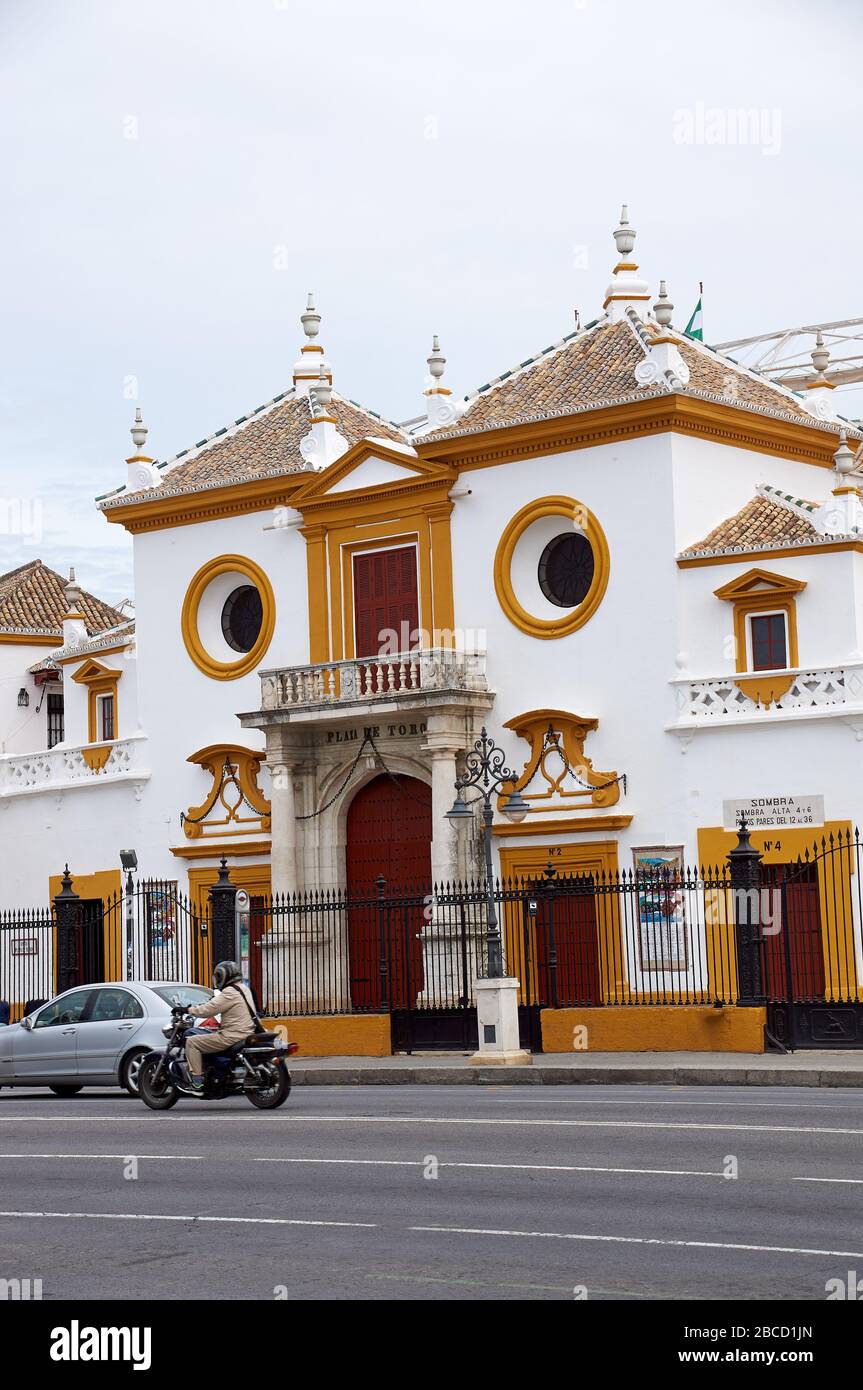 Historic buildings and monuments of Seville, Spain. Architectural ...
