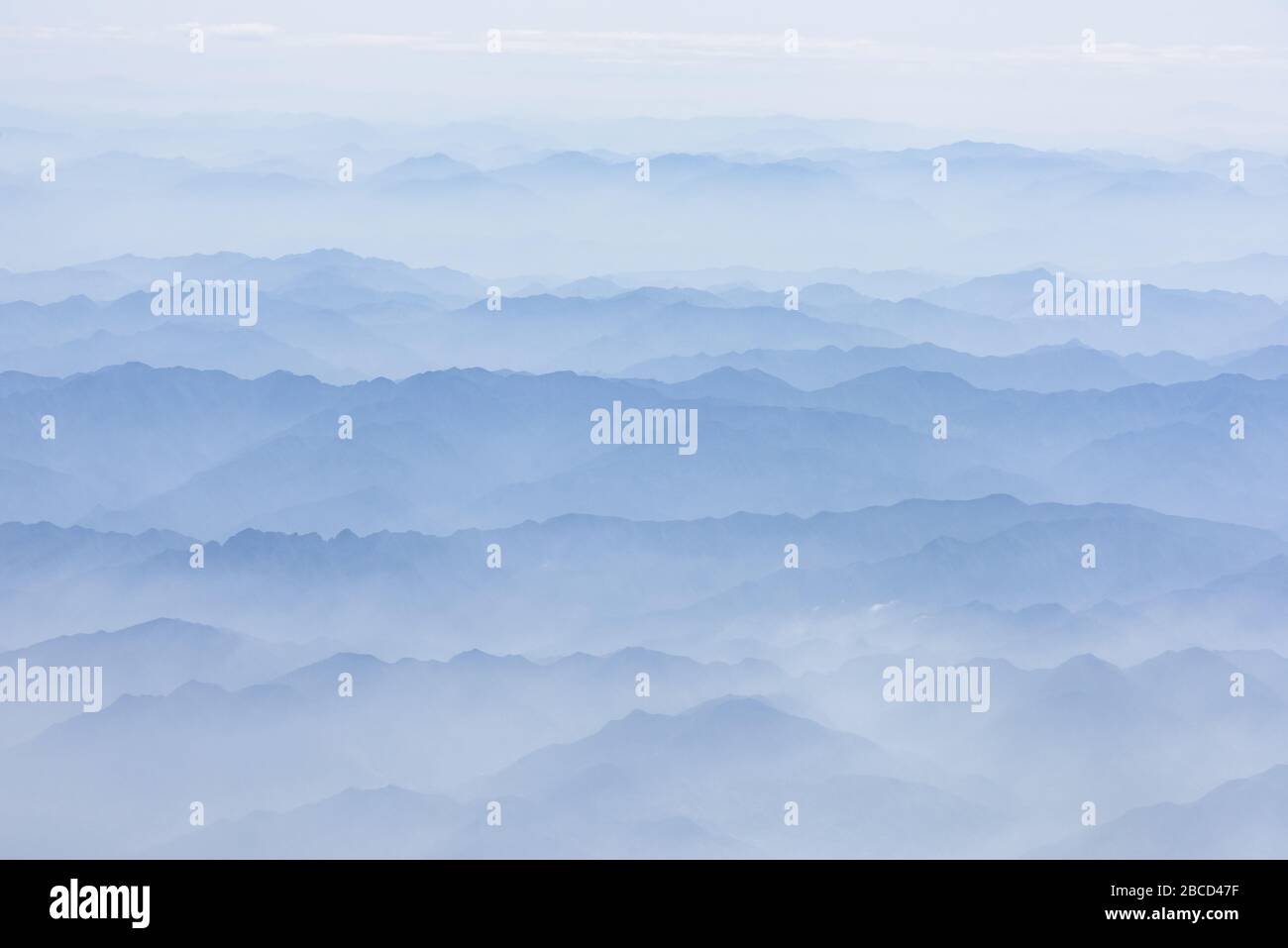 layers of mountain landscape Stock Photo - Alamy