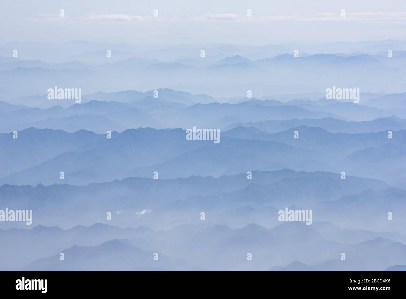 layers of mountain landscape Stock Photo - Alamy