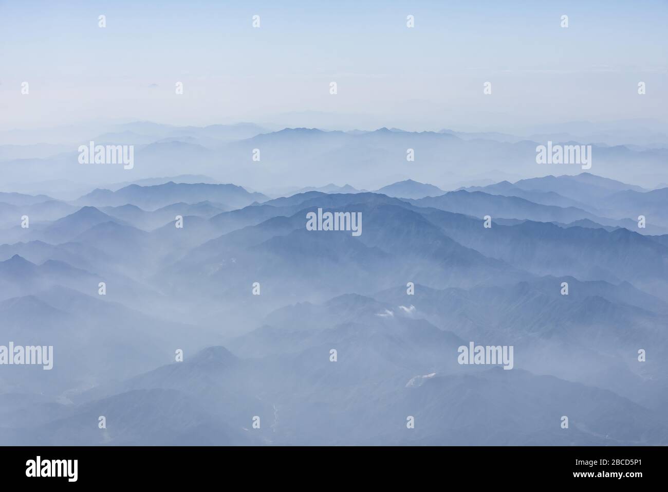layers of mountain landscape Stock Photo - Alamy