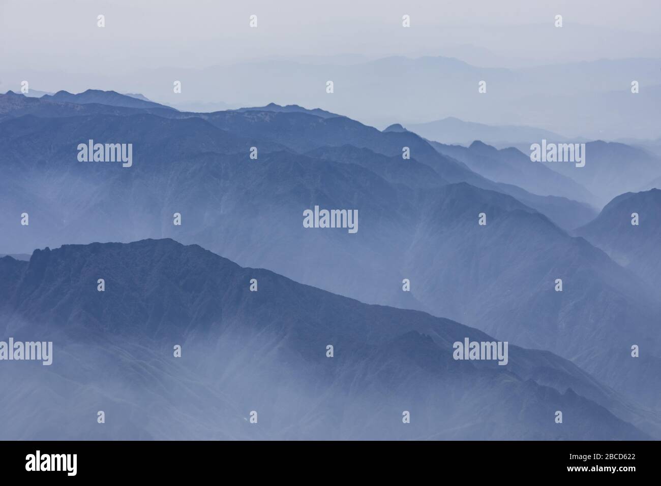 layers of mountain landscape Stock Photo - Alamy