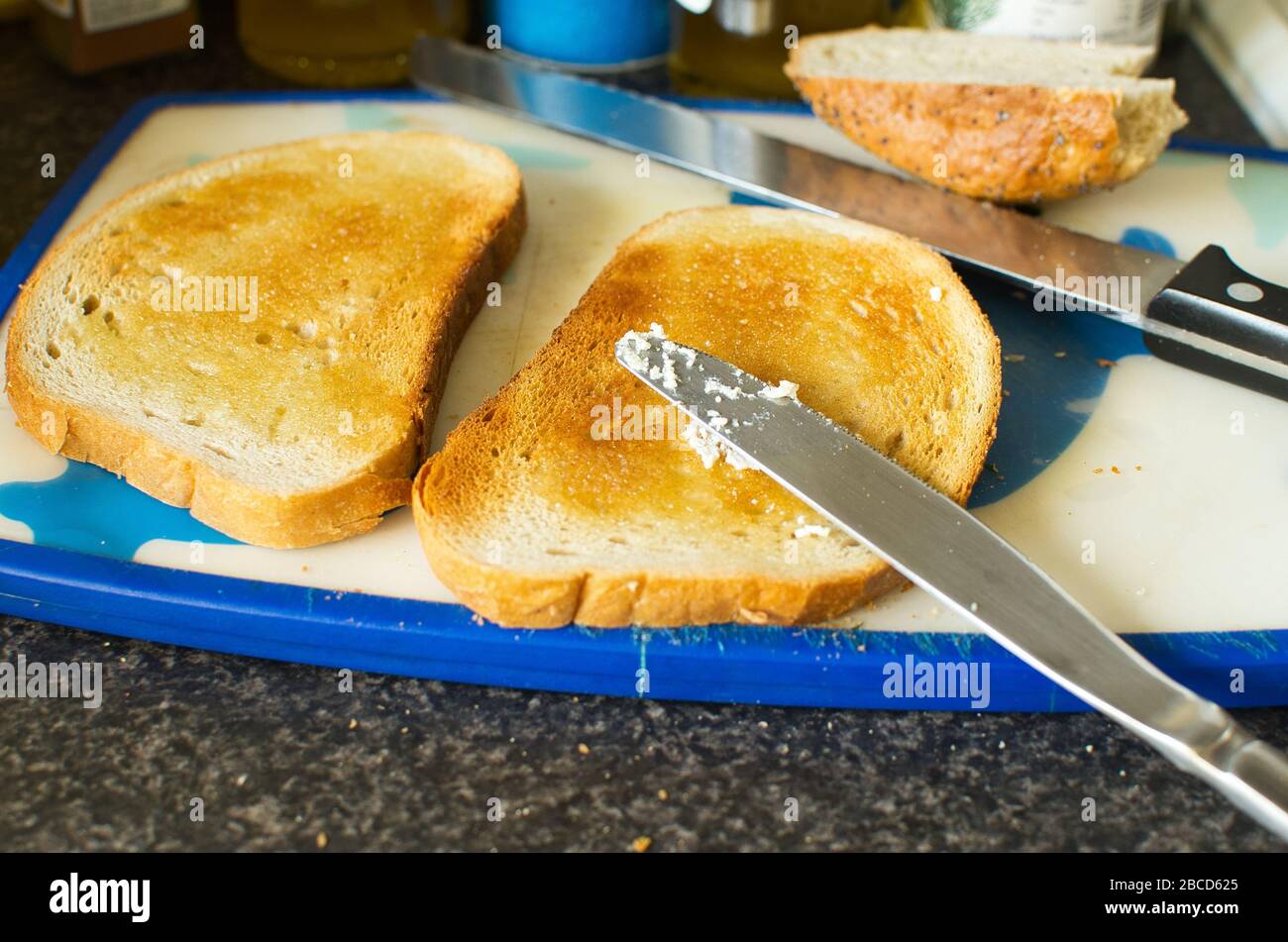 Burnt toasts and old pieces bread isolated on white background Stock ...