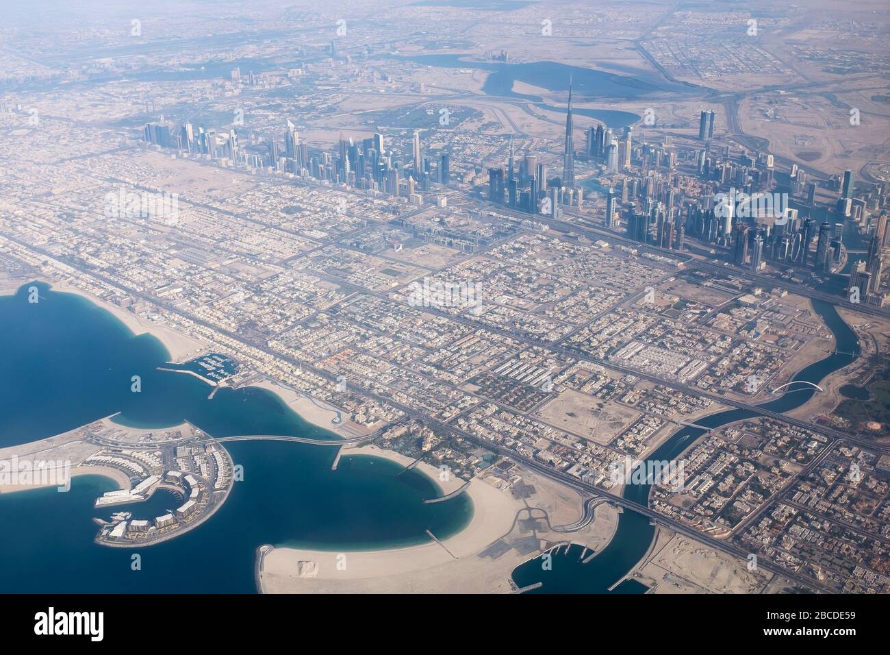 Dubai aerial view hi-res stock photography and images - Alamy