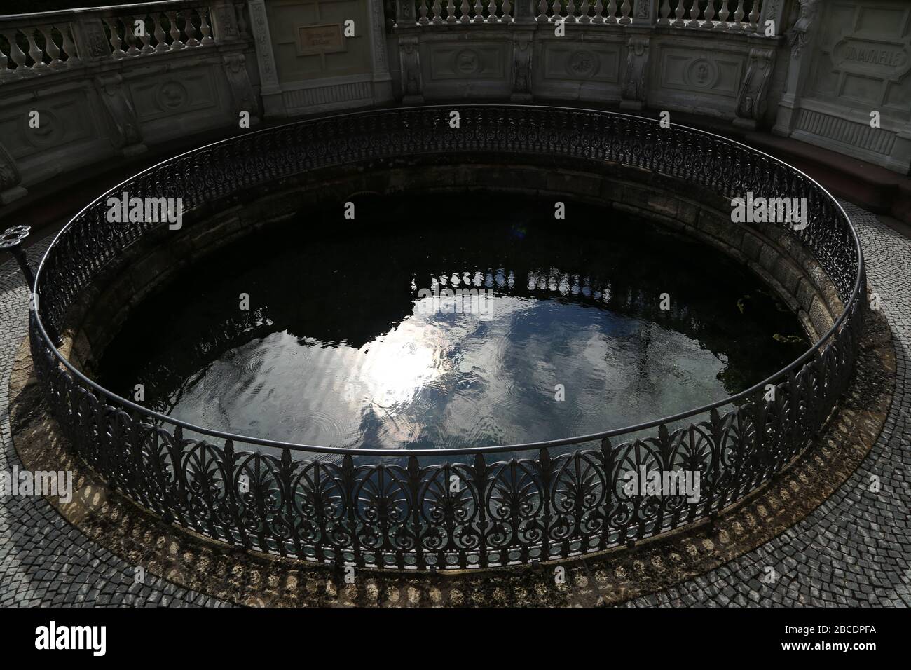 Danube Source in Donaueschingen, Baden Wuerttemberg, Germany Stock ...