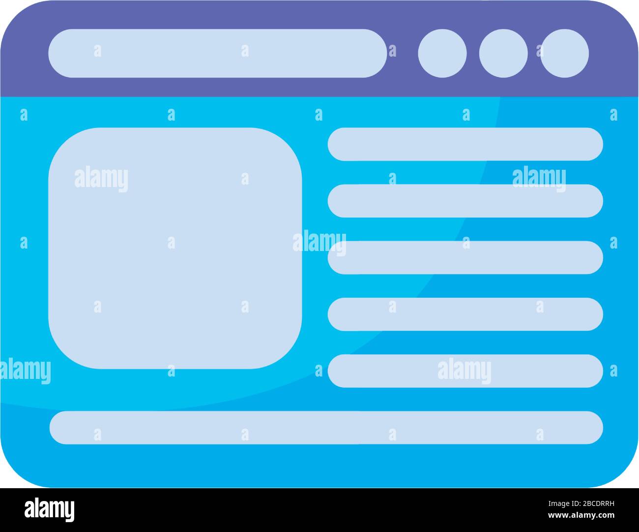 computer window on white background vector illustration design Stock ...