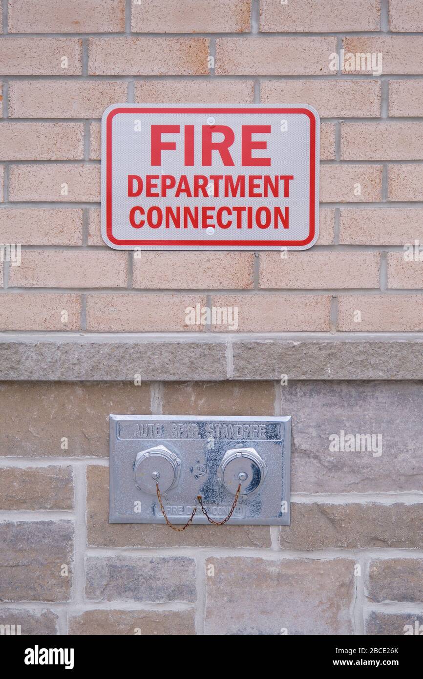 Standpipe fire department connection hi-res stock photography and ...