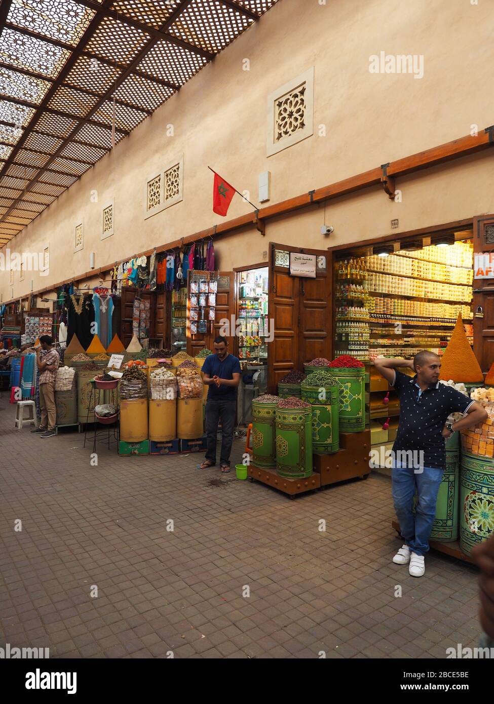 Mellah, market, Jewish district, Marrakech, Morocco, North Africa Stock ...