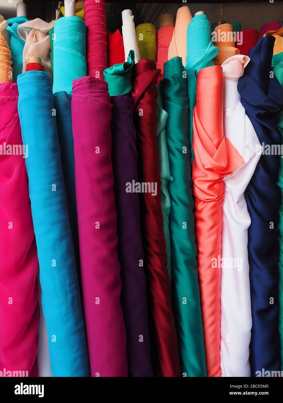 Mellah, tissue market, Jewish district, Marrakech, Morocco, North ...