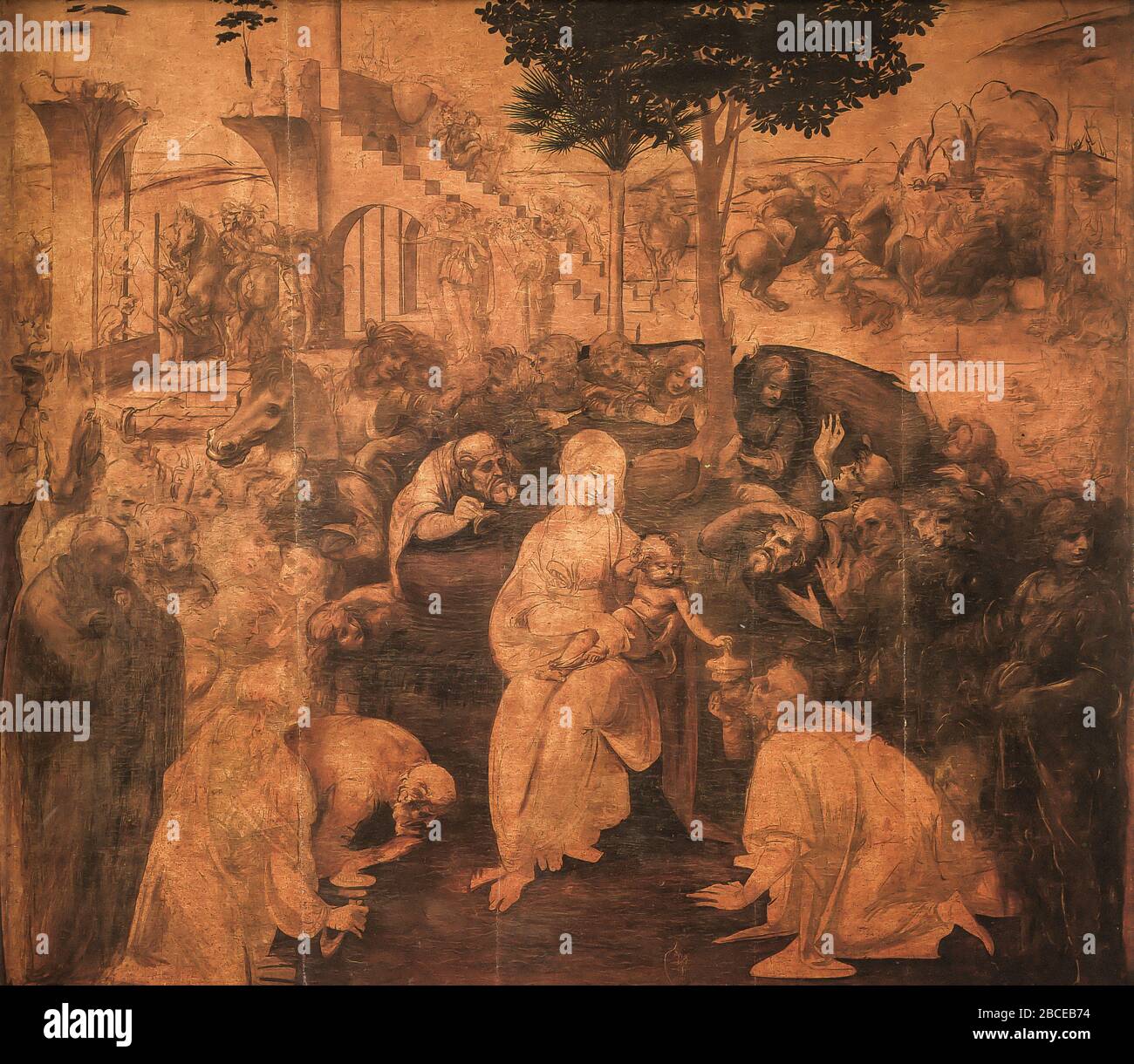 Italy - Tuscany - Florence - Uffizi Gallery - Leonardo Da Vinci ...